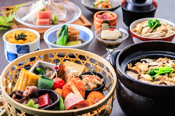 夏プラン 駿河竹籠会席～するがたけかご～ 約20種類のお料理を彩り豊かに【120分飲み放題付プラン】 - NASUBIナビ | 静岡の食事 ...